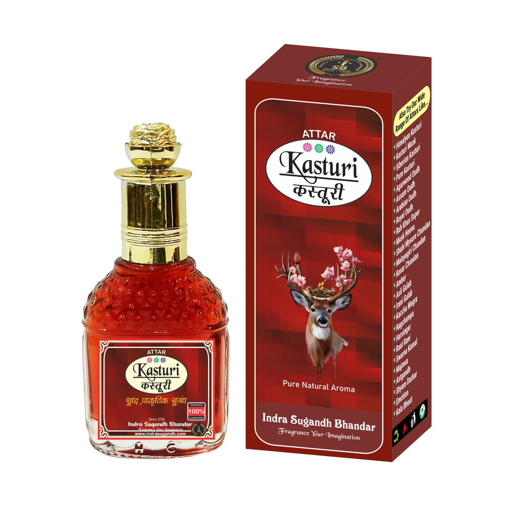 Real Kasturi With Kasturi Days 25ml Rollon Pack – Indra Sugandh Bhandar