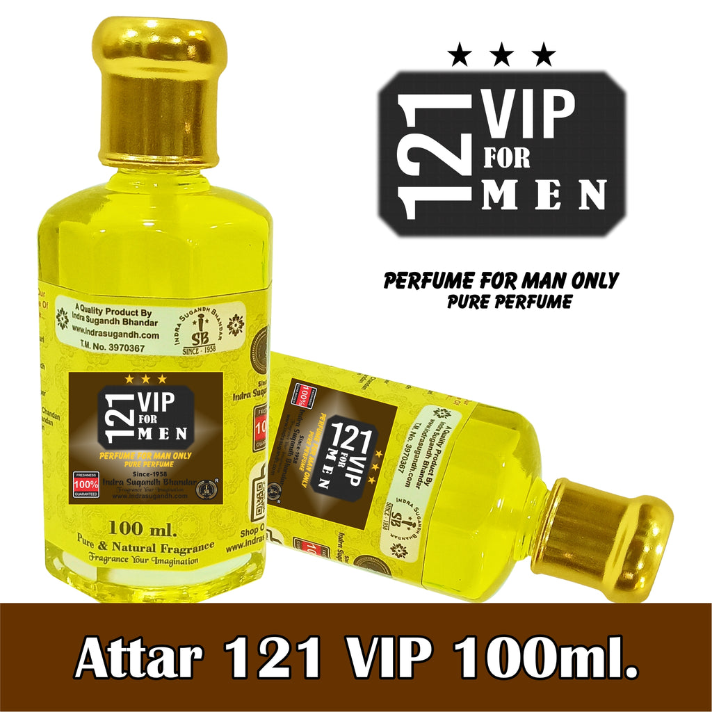 121 VIP For Man 100ml With Rollon Pack – Indra Sugandh Bhandar