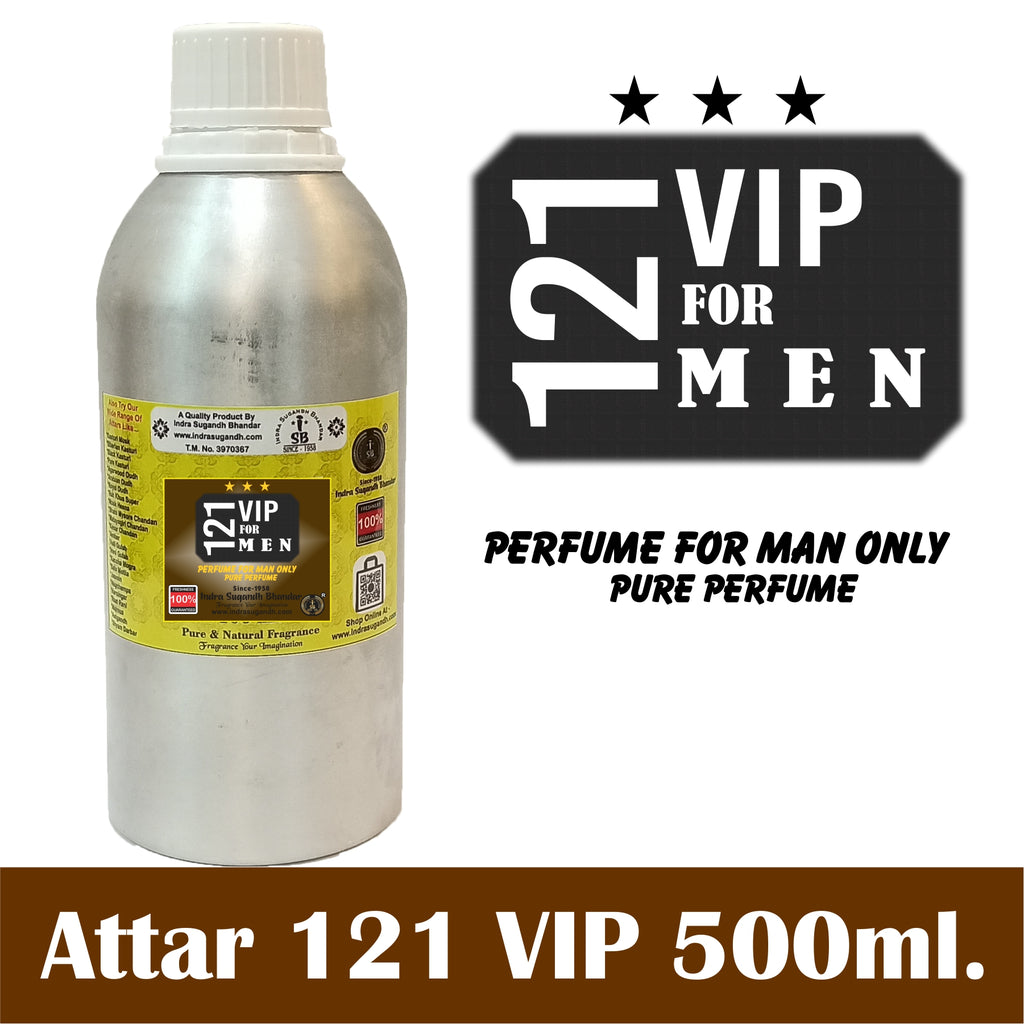 121 VIP For Men Only 500ml With Free RollOn Pack – Indra Sugandh Bhandar