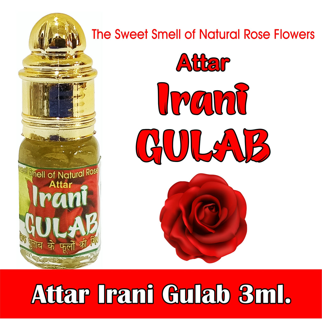 Irani Gulab 3ml Rollon Pack – Indra Sugandh Bhandar