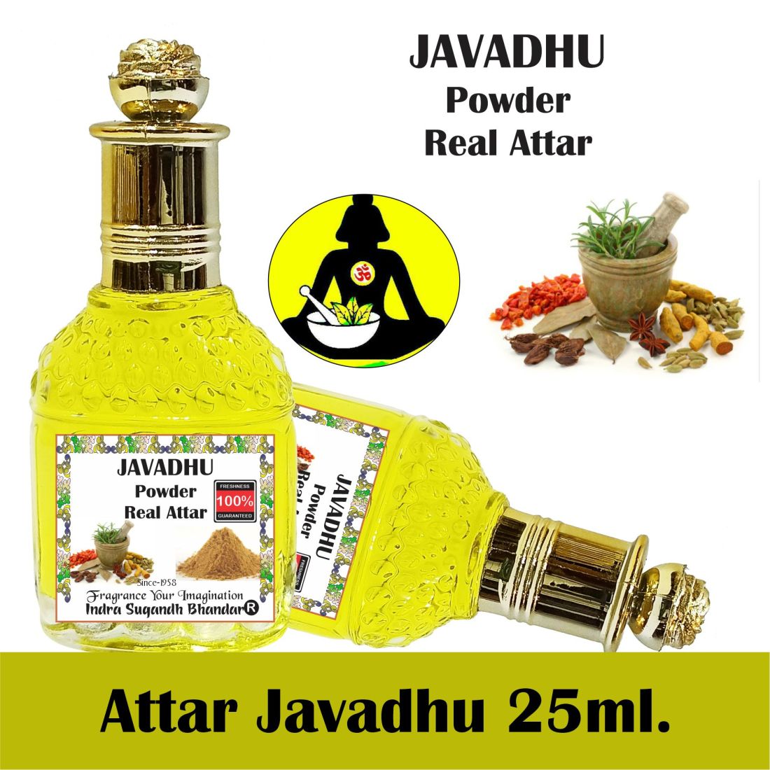 Best Javadhu Powder 100% Alcohol free 25ml Rollon Pack – Indra Sugandh ...