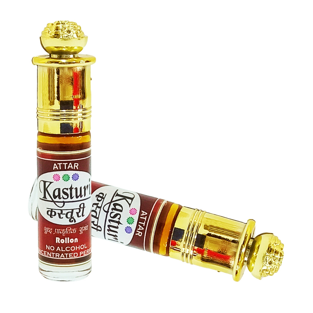 Real Kasturi With Kasturi Days 6ml Rollon Pack – Indra Sugandh Bhandar