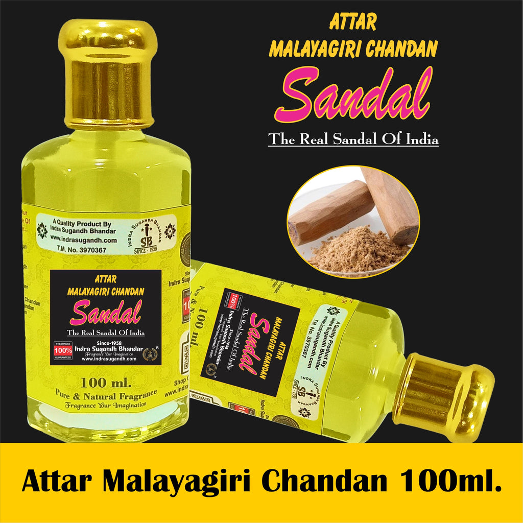 Real and Classic Malayagiri Chandan 100ml Rollon Pack – Indra Sugandh ...