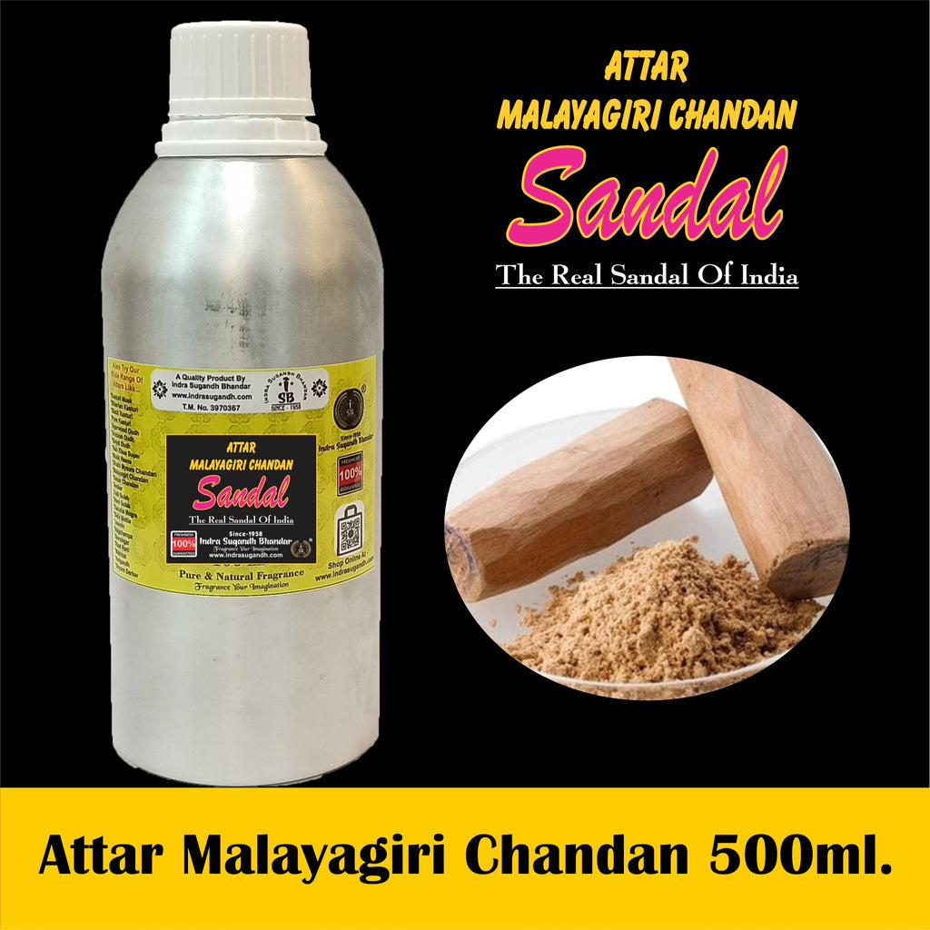 Real and Classic Malayagiri Chandan 500ml With Free RollOn Pack – Indra ...
