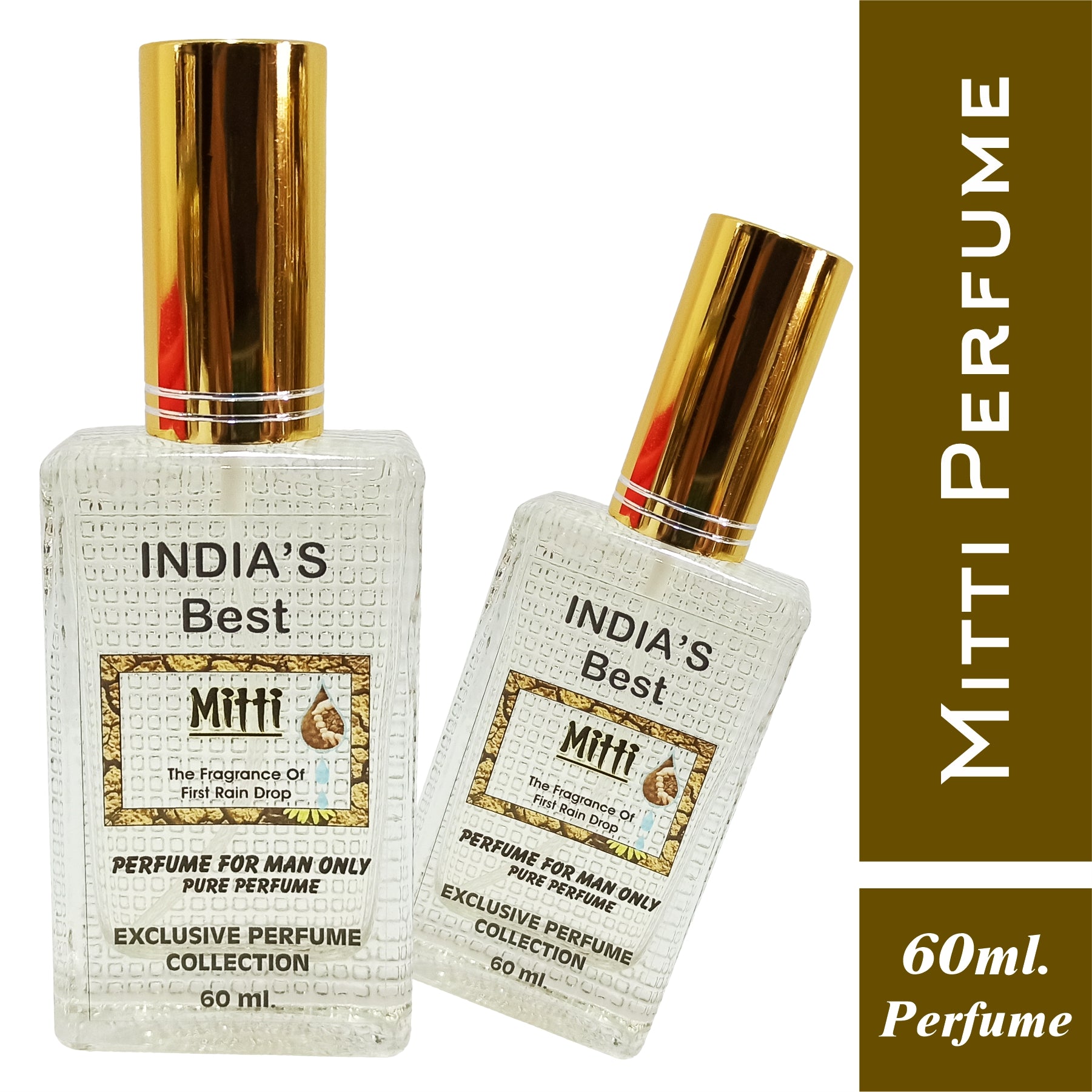 Perfume For Men|Women Mitti|Mati 60 ML Spray Pack – Indra Sugandh Bhandar