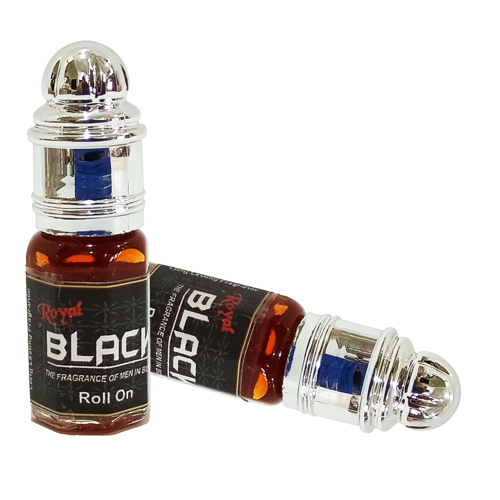 Royal Black The Fragrance of Men in Black Imported Perfume 3ml Rollon ...