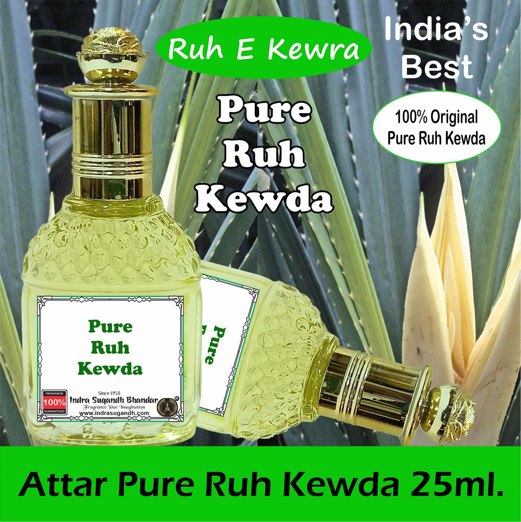 Natural Series Pure Ruh Kewda Oil 25ml Rollon Pack – Indra Sugandh Bhandar