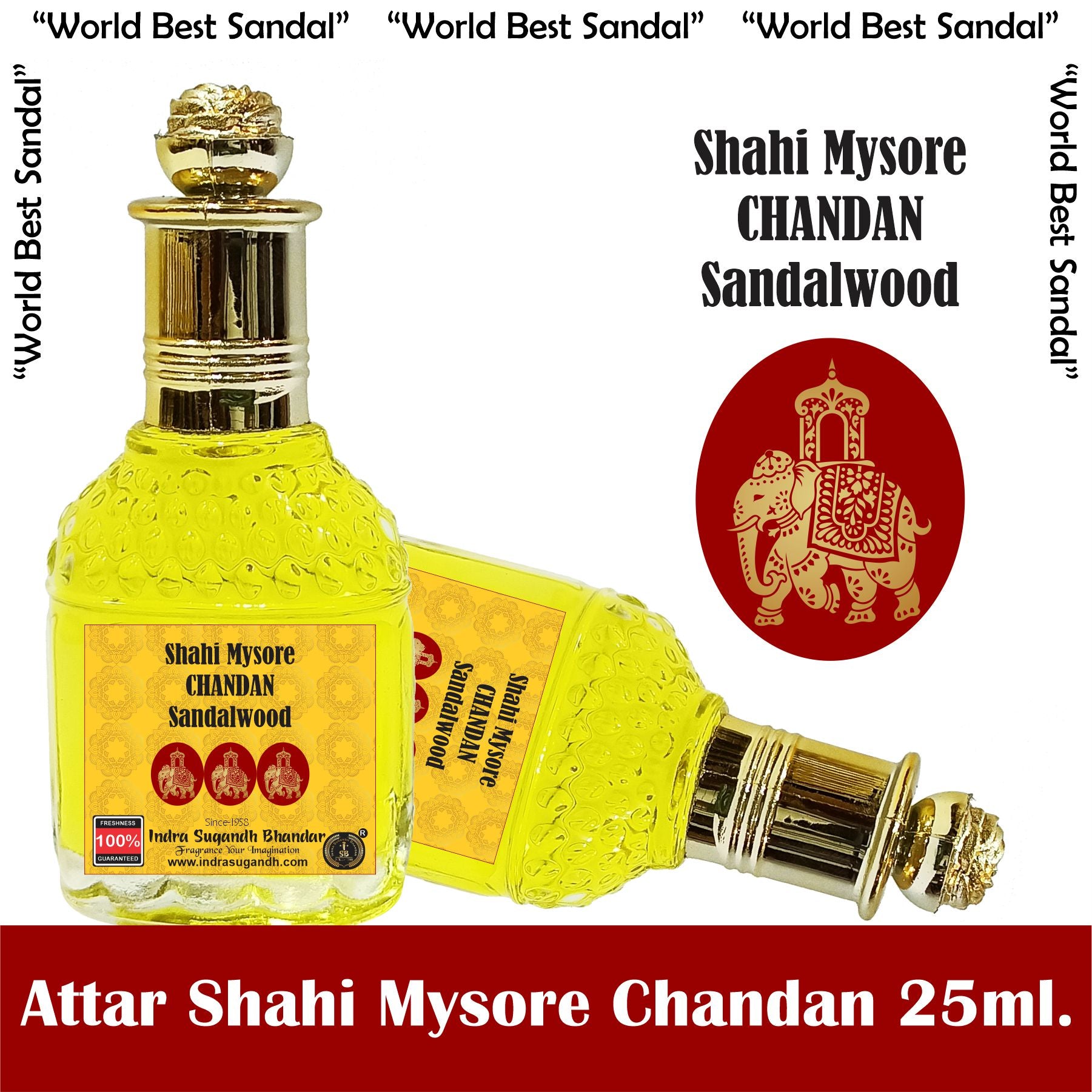 Shahi Mysore Sandal|Chandan 25ml Rollon Pack – Indra Sugandh Bhandar