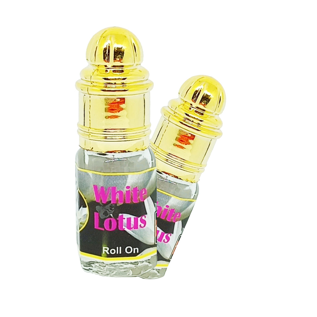 White Lotus 3ml Rollon Pack – Indra Sugandh Bhandar